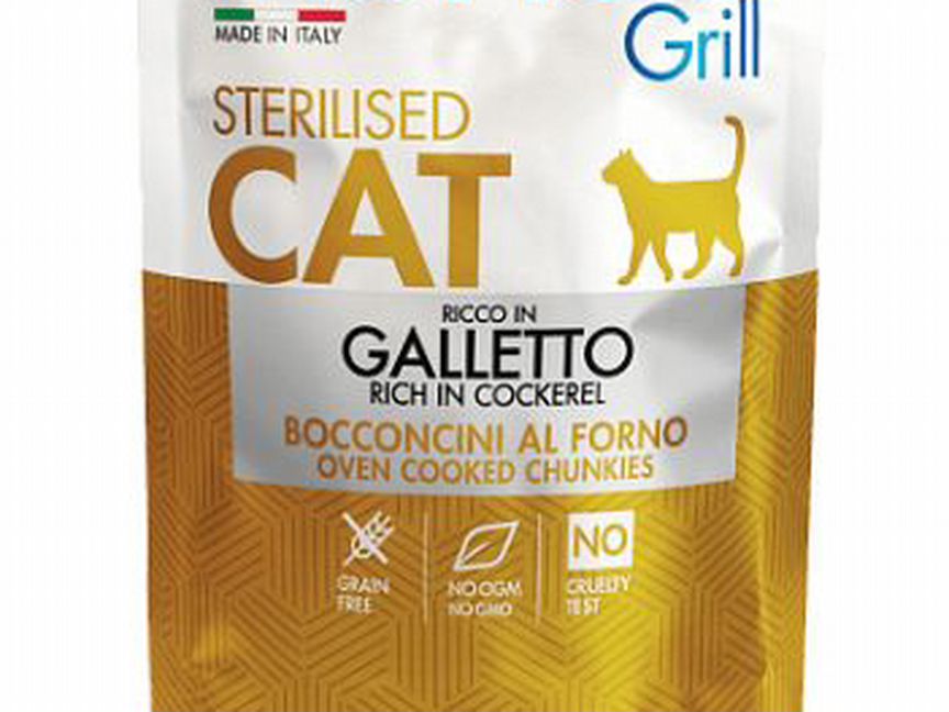 Monge Cat Grill Pouch Sterilised (Курица) 85 гр