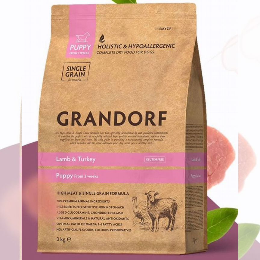 Корм для собак grandorf 3 кг