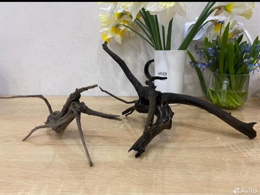 Коряга и камни для аквариума