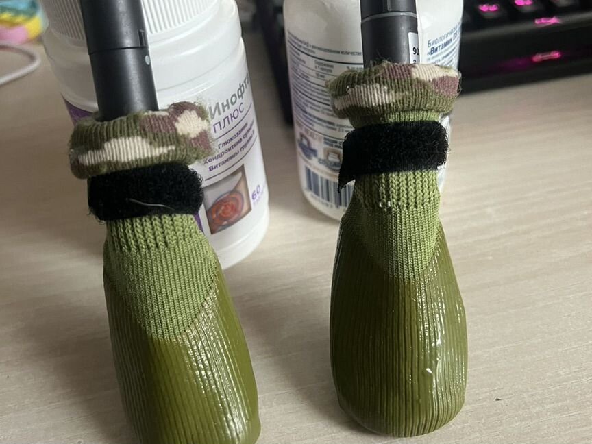 Ботинки зимние для собак