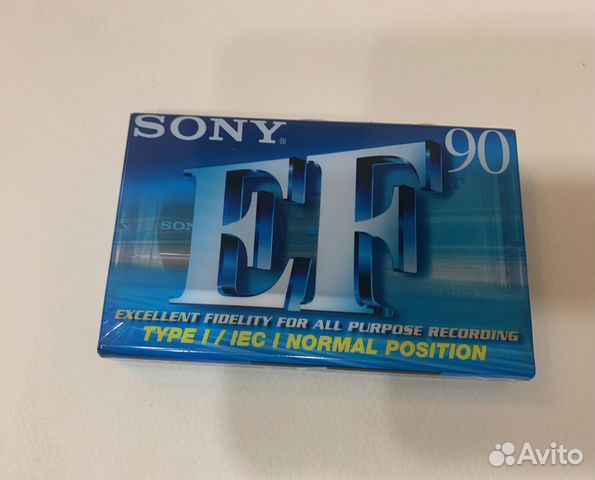 Набор аудиокассет Sony ef90 купить в Москве | Хобби и отдых | Авито