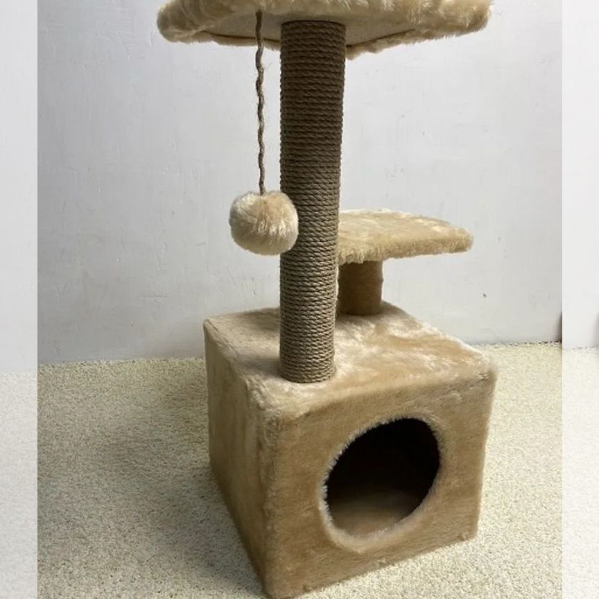 Домик для кошки с когтеточкой