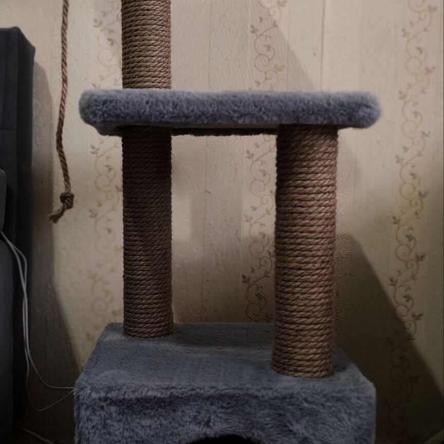 Когтеточка домик для кошки новая