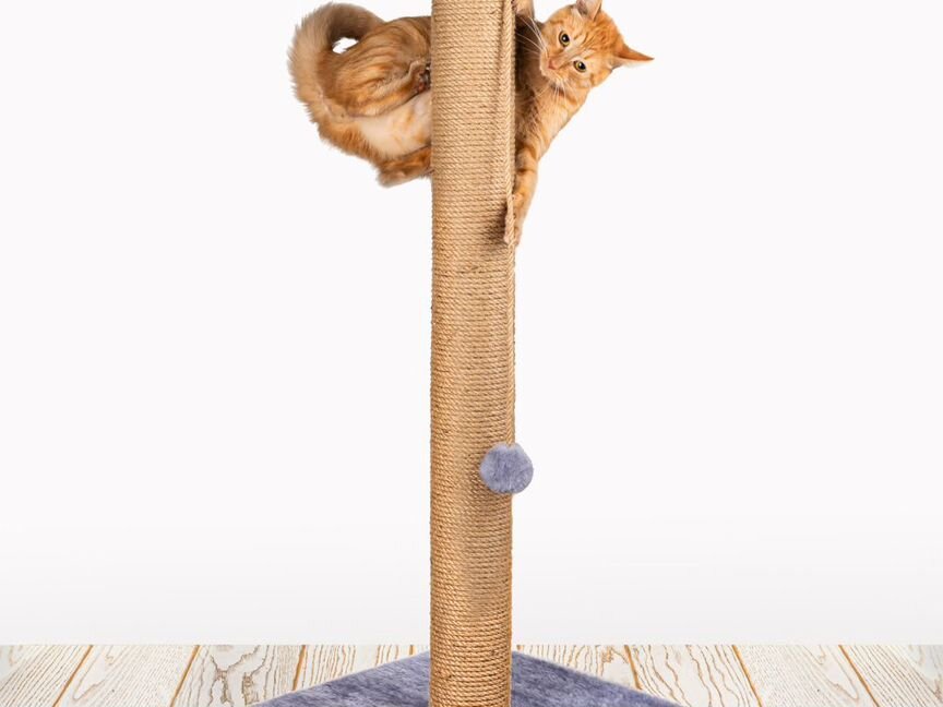 Когтеточка столбик для крупных пород 120 см