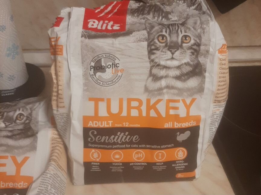 Корм для кошек Blitz