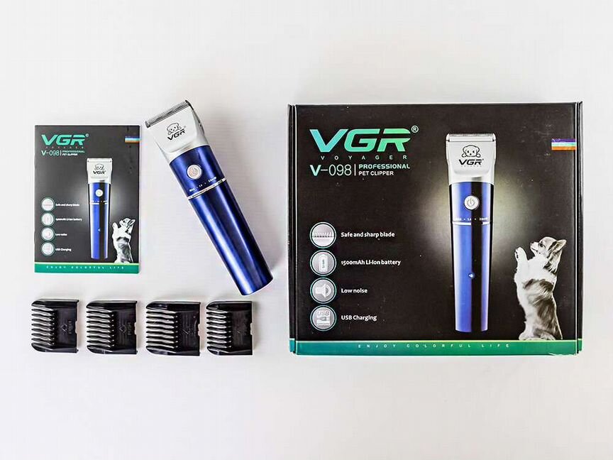 Машинка для стрижки животных VGR V-098