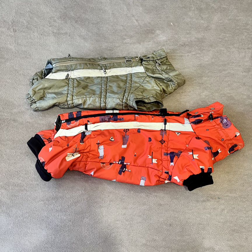 Комбинезоны тёплые на щенка корги, таксы