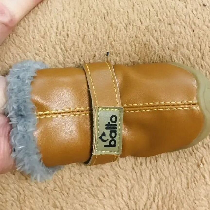 Ботинки зимние для собак новые