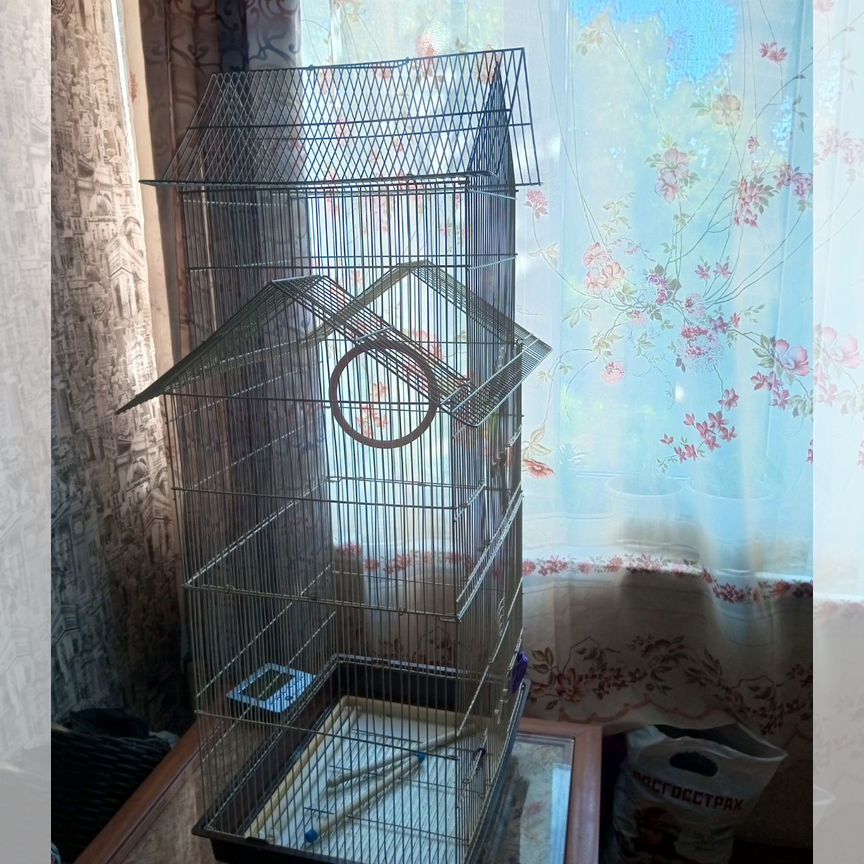 Большая клетка для птиц бу