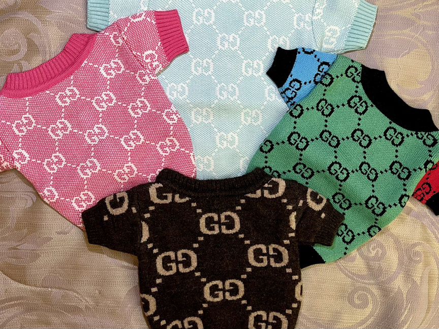 Кофта свитер gucci для собак новый