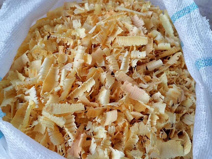 Опилки- стружка в мешках
