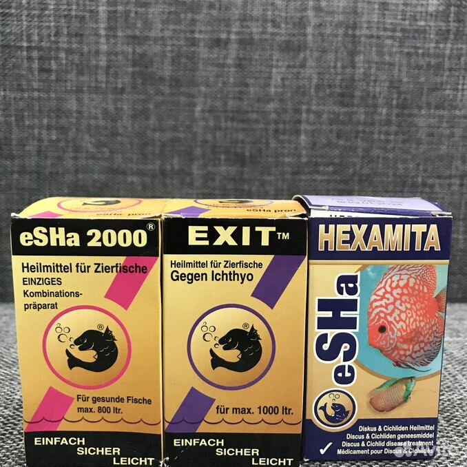 Препараты hexamita, eSHa, exit