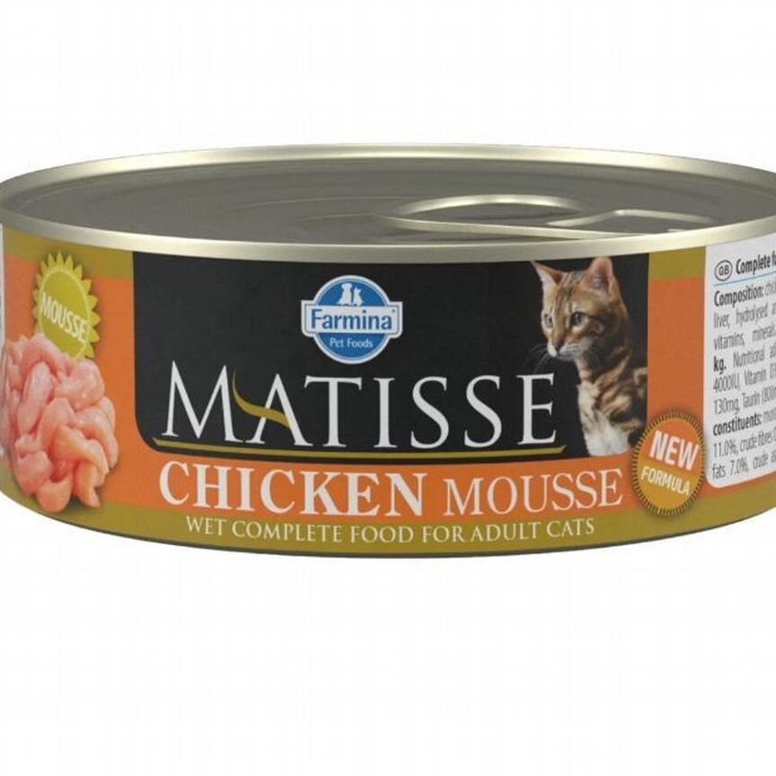 Farmina Matisse Chicken Mousse 85 г 12 шт