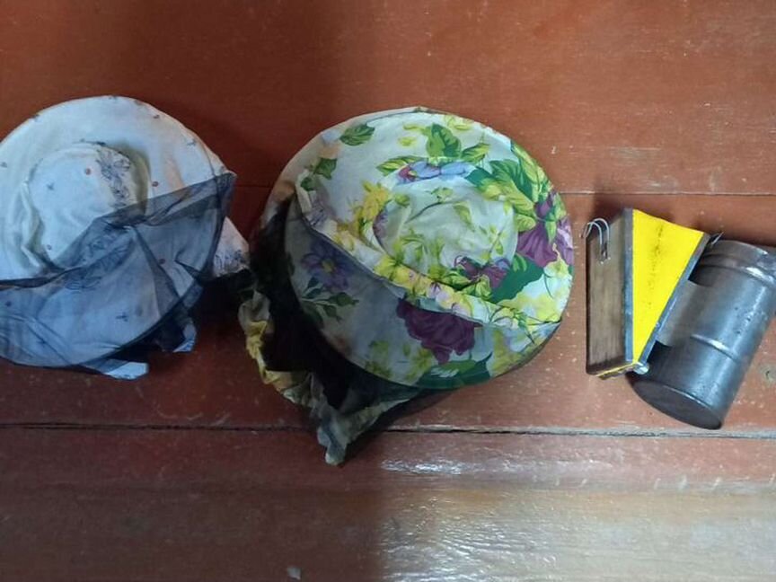 Пчеловодные сетки2шт,дымарь пчеловодный