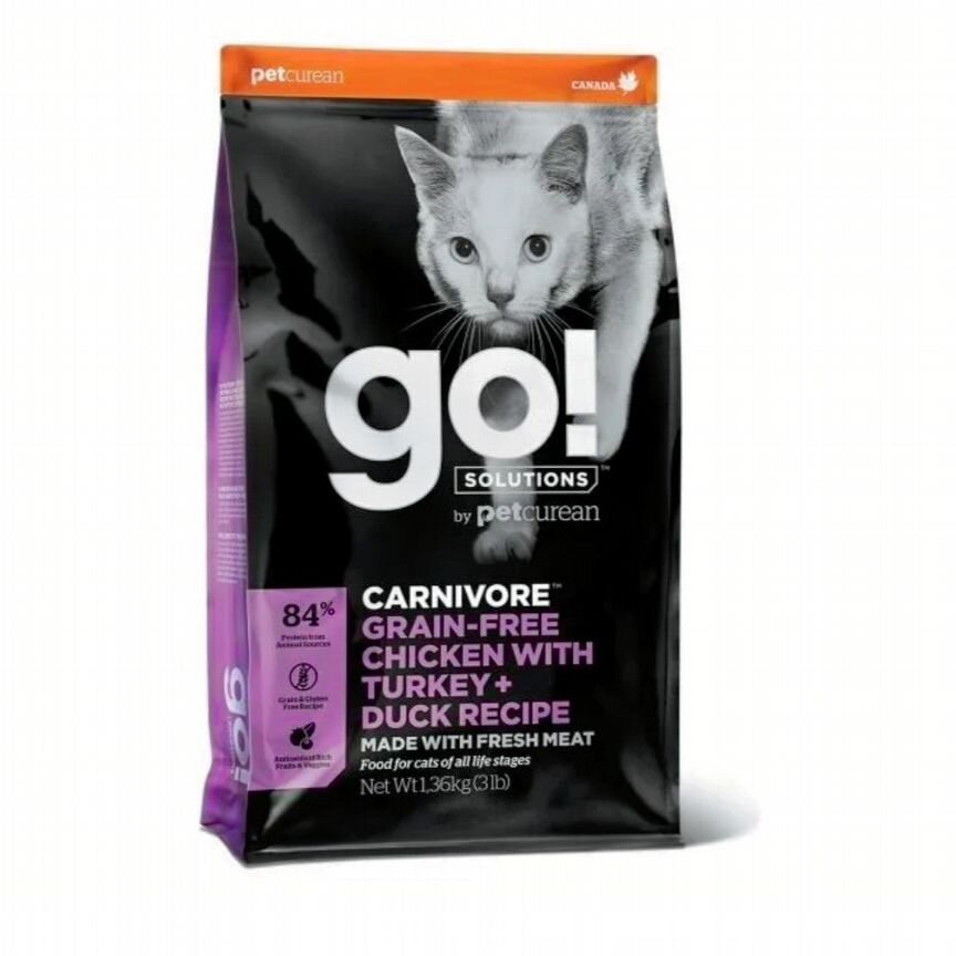 Корм для кошек go solutions