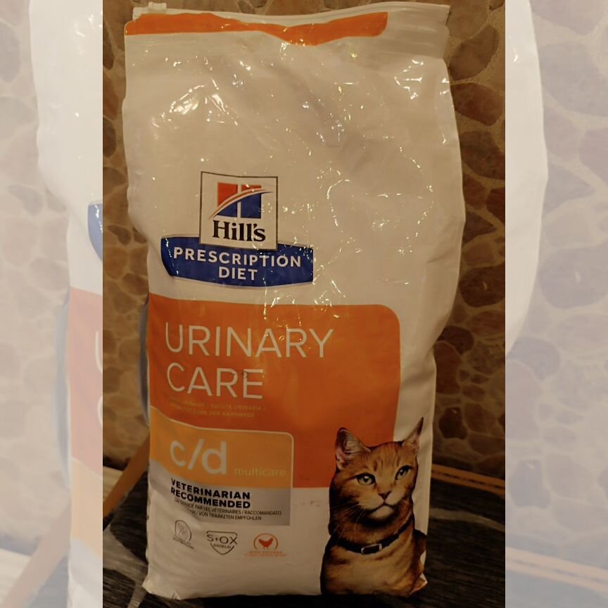 Корм для кошек urinary hills c/d 8 кг