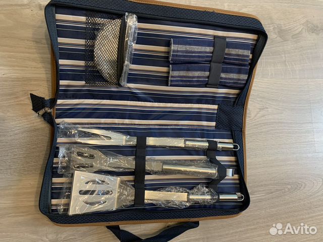 Набор для барбекю в кейсе купить в Москве | Хобби и отдых | Авито