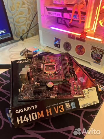Материнская плата gigabyte h410m h v3 купить в Тольятти | Электроника ...