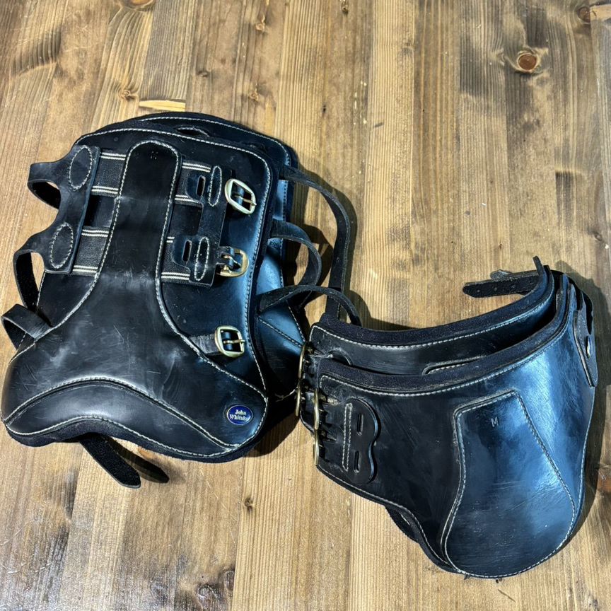 Кожаные ногавки john whitaker cob