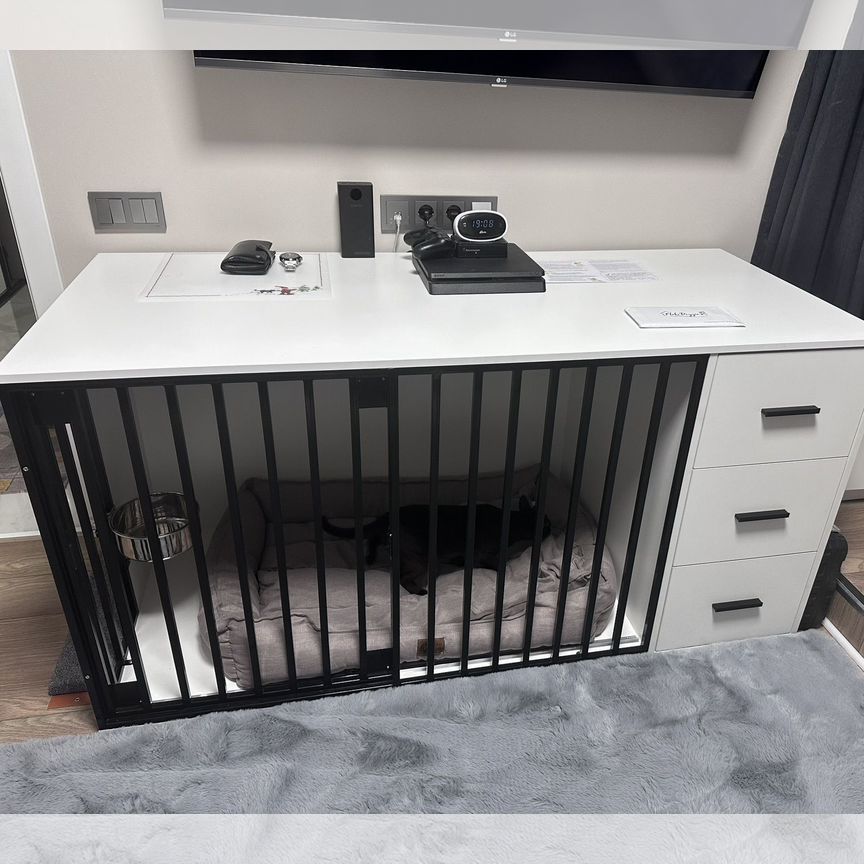 Интерьерная клетка для собак