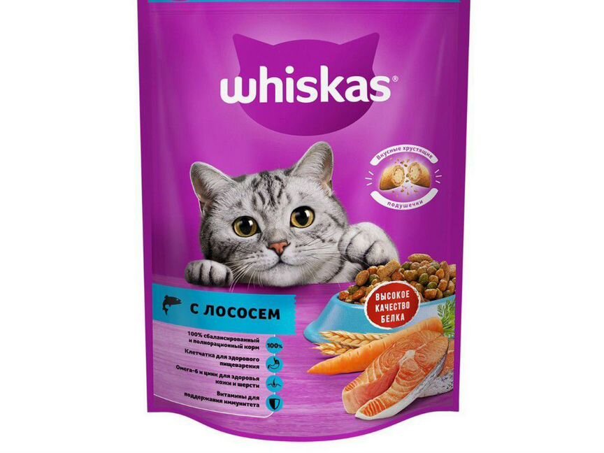 Сухой корм для кошек вискас, китикет