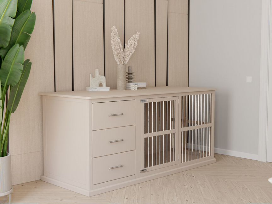 Вольер Тумба Клетка Домик в квартиру для собак V1