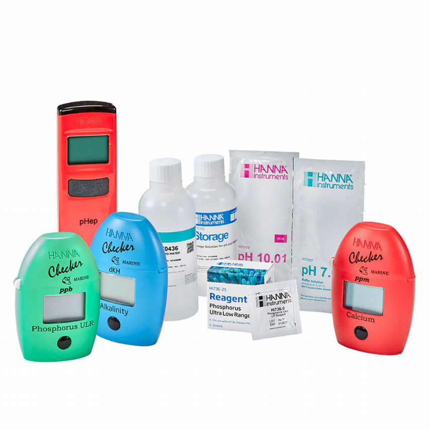 Тесты и химия для морского аквариума