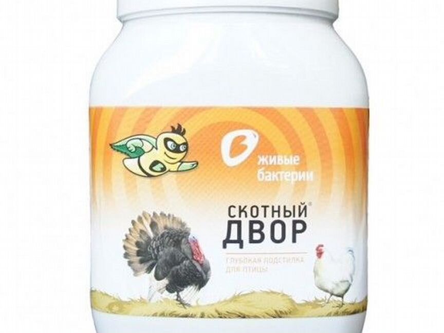 Глубокая подстилка Живые Бактерии для птиц 0,25 кг