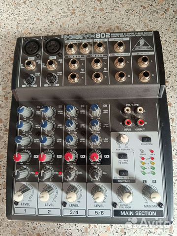 Микшерный пульт behringer xenyx 802 купить в Москве | Хобби и отдых | Авито