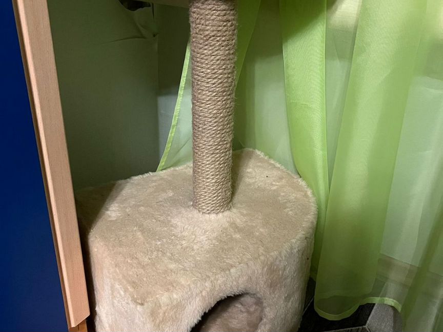 Когтеточка домик для кошки