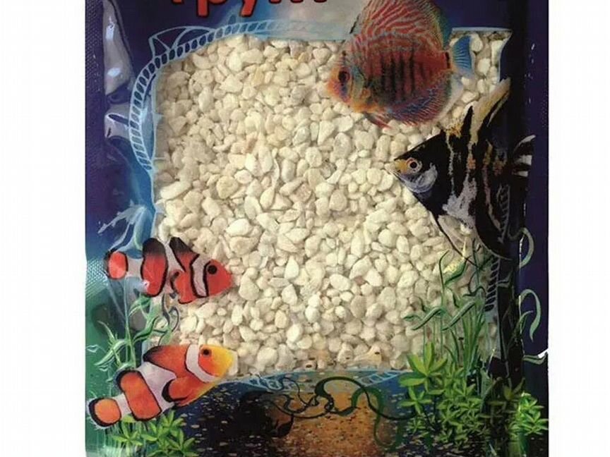 Грунт GoldFish Крошка Мраморная 2,5-7мм 3,5кг