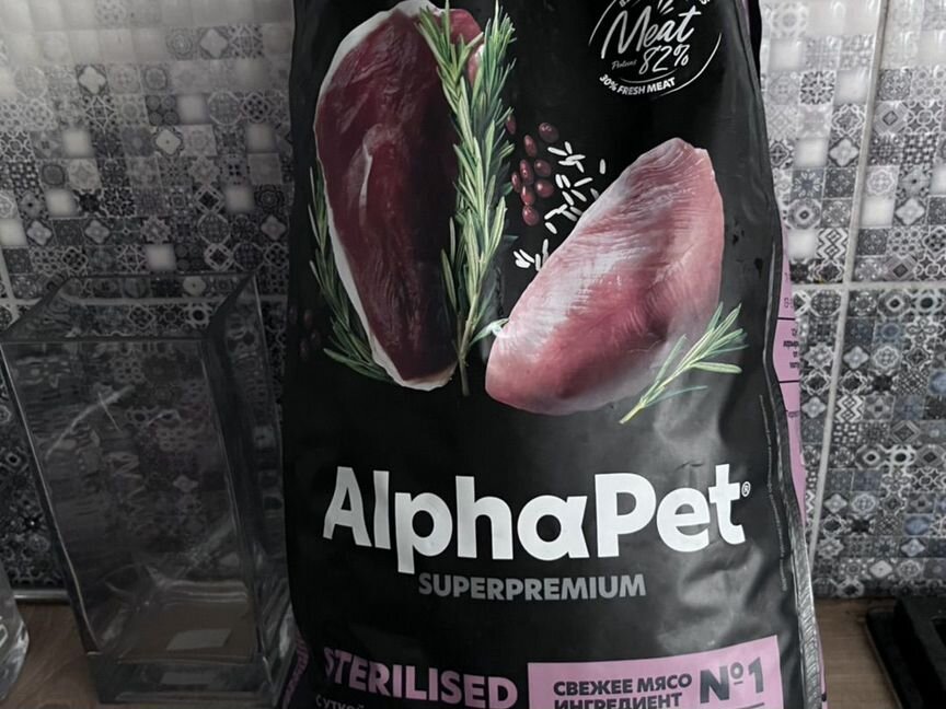 Корм alphapet superpremium для стерилизованных 3кг