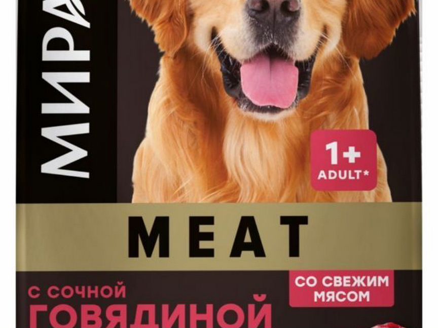 Сухой корм для собак Мираторг meat 10кг