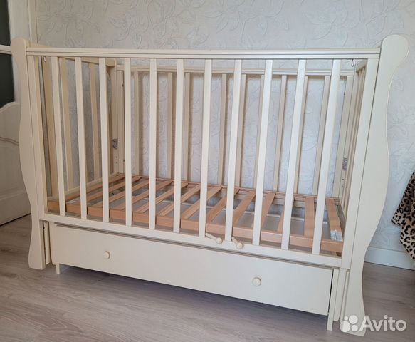 Кроватка детская Лель из массива бука + матрас купить в Волгодонске ...