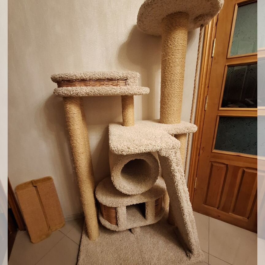 Домик для кошки, лазалка, когтеточка