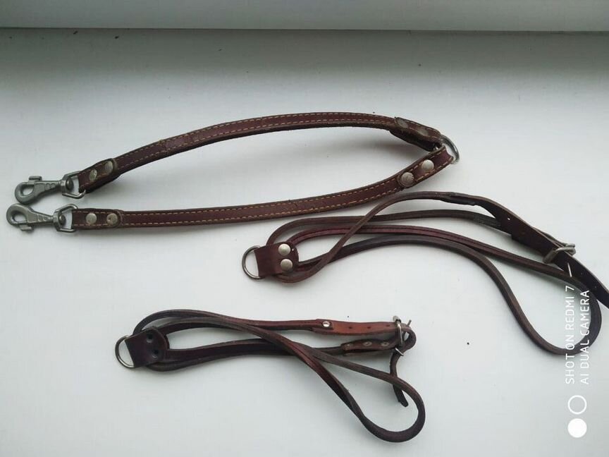 Тяговые шлейки и спарка для собак