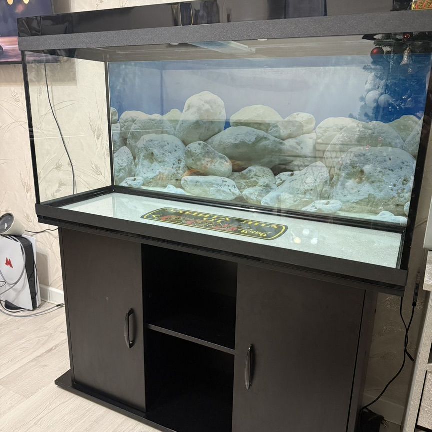 Аквариум 250 литров с тумбой