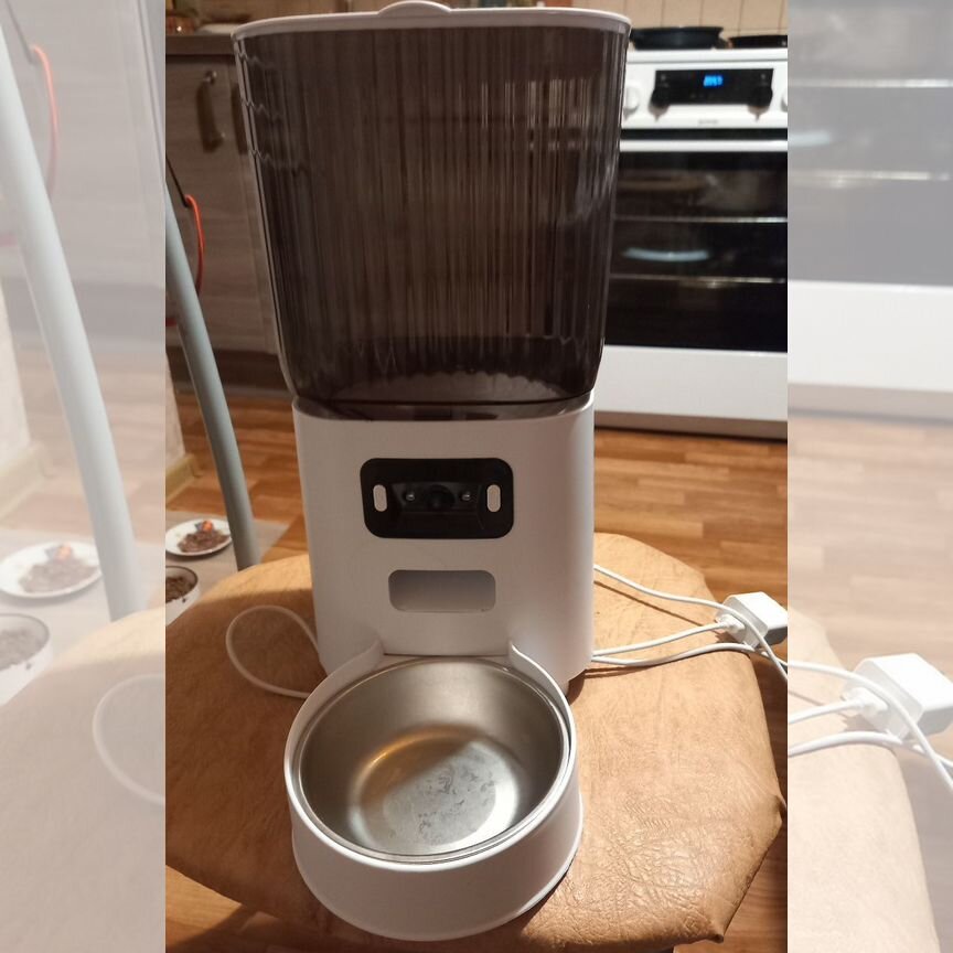 Автоматическая кормушка для кошек с камерой