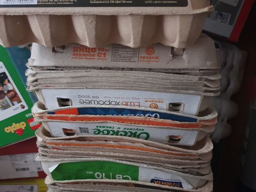 Ячейки для яиц бесплатно