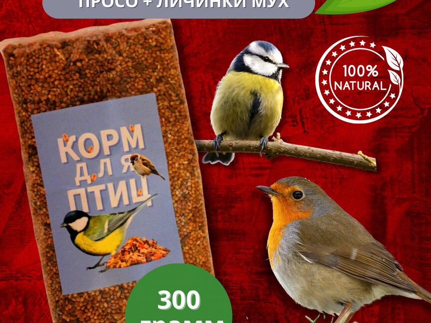 Корм для леснах птиц 300 грамм оптом