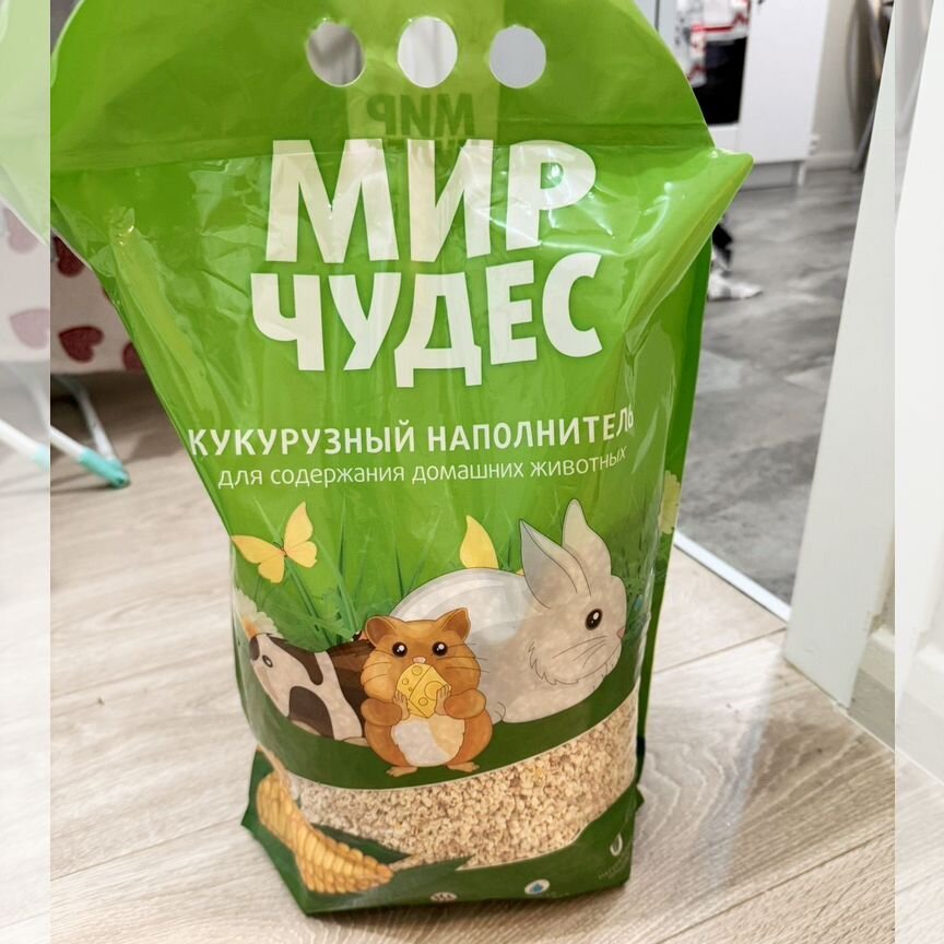 Кукурузный наполнитель мир чудес 3,5кг