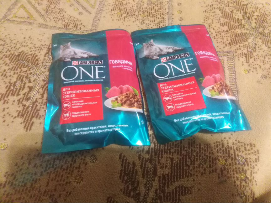 Влажный корм для кошек purina one