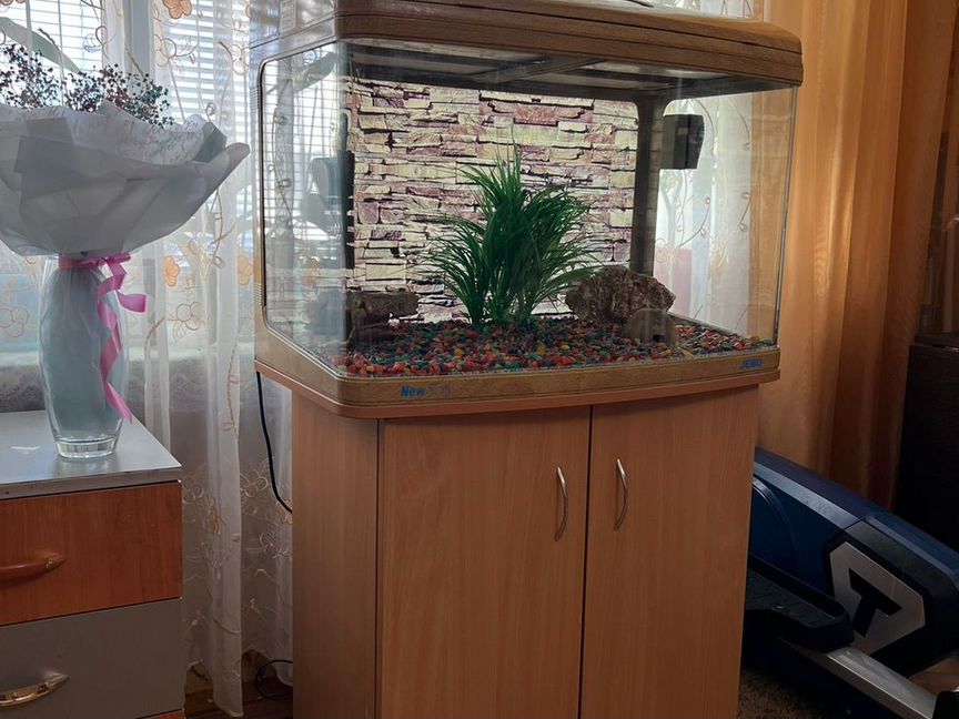 Аквариум Jebo R 375, с тумбой