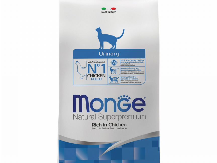 Корм для кошек Monge urinary 1.5 кг