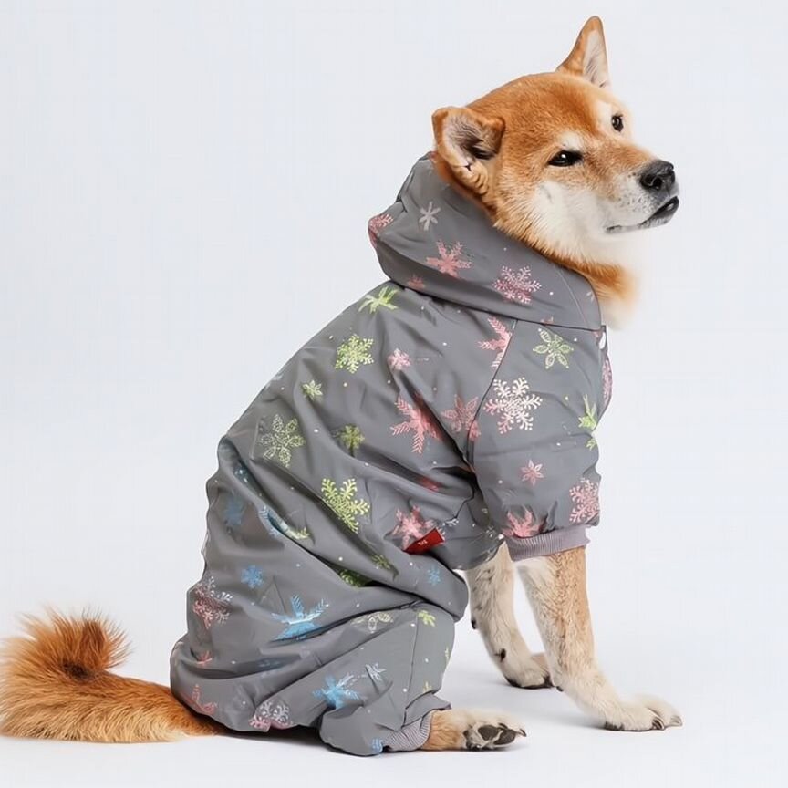 Комбинезон зимний утепленный для собак (девочка)