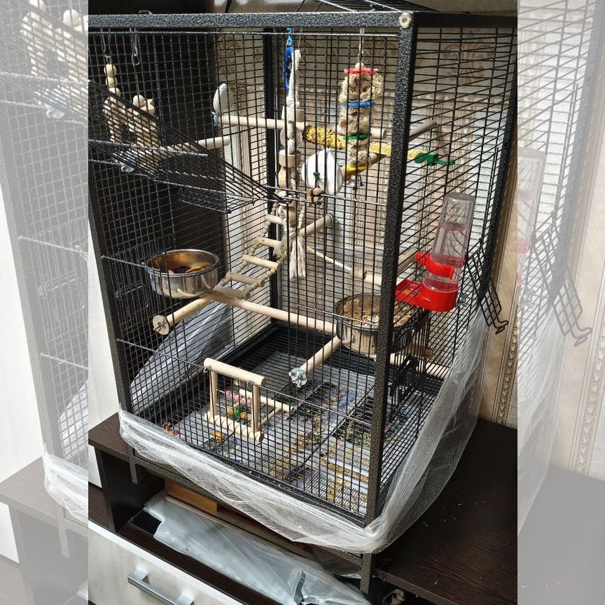 Клетка для попугая большая