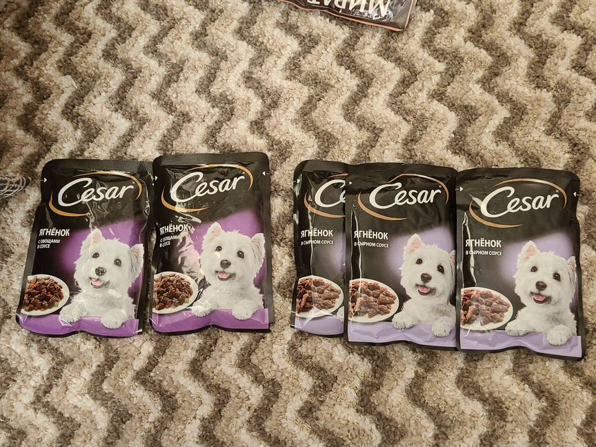 Влажный корм для собак Cesar