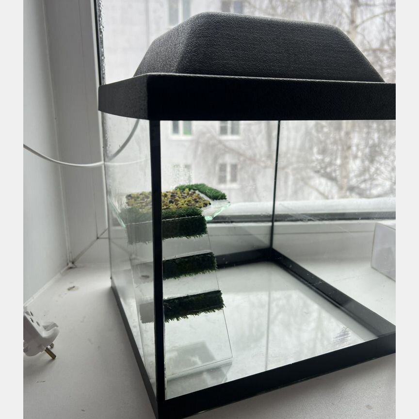 Акватеррариум для красноухой черепахи