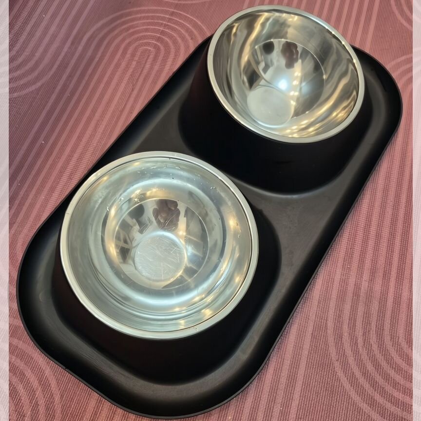 Миска для животных металлическая