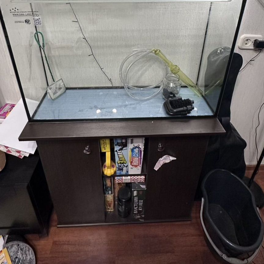 Аквариум 100 литров с тумбой и фильтром